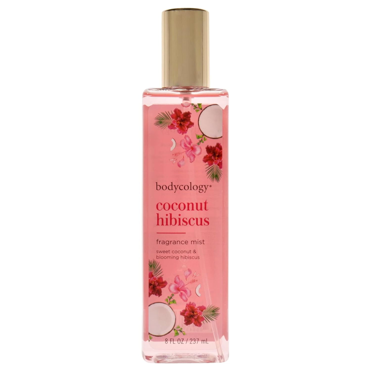 Bodycology Coconut Hibiscus Unisex Body Spray Sweet Fragrance With