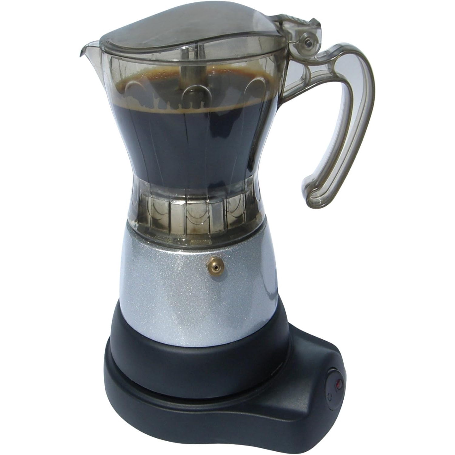 BC-90264 6-Cup Electric Coffee Maker, Clear and Silver - Walmart.com