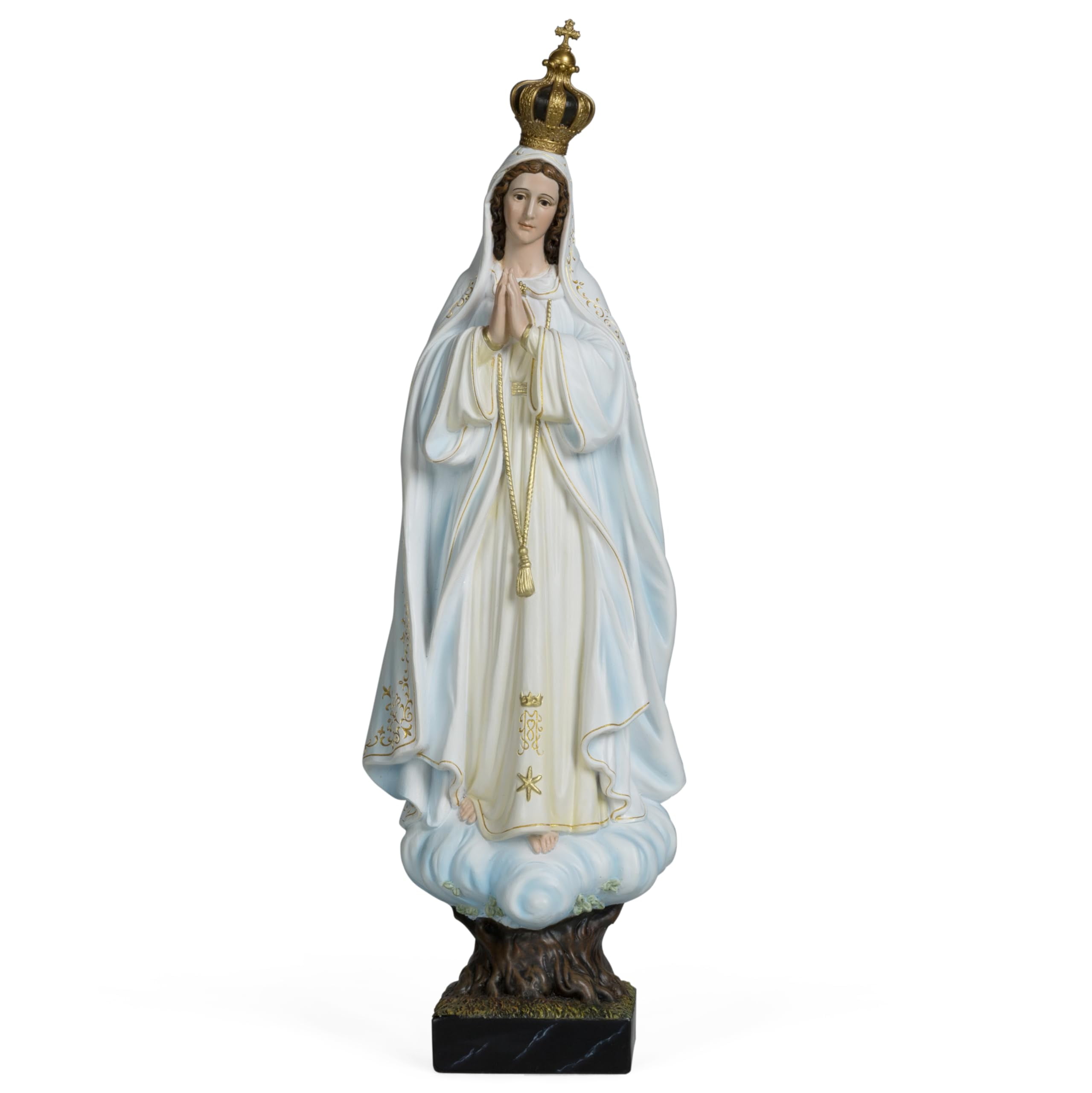 BC Catholic Our Lady of Fatima Virgin Mary 14.8" H Holy Mother Statue ...
