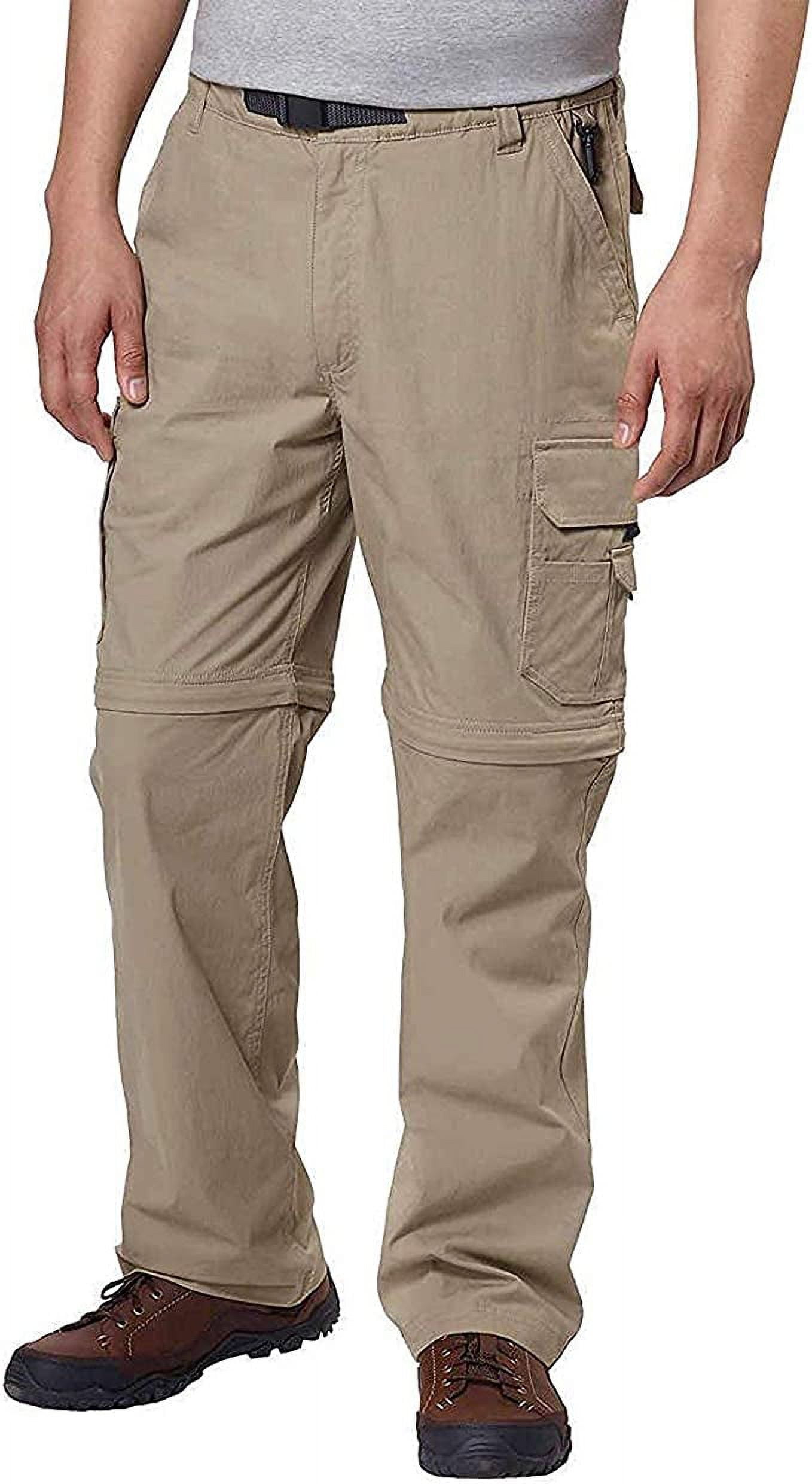 BC Clothing Mens Lightweight Convertible Comfort Stretch Cargo Pants or ...