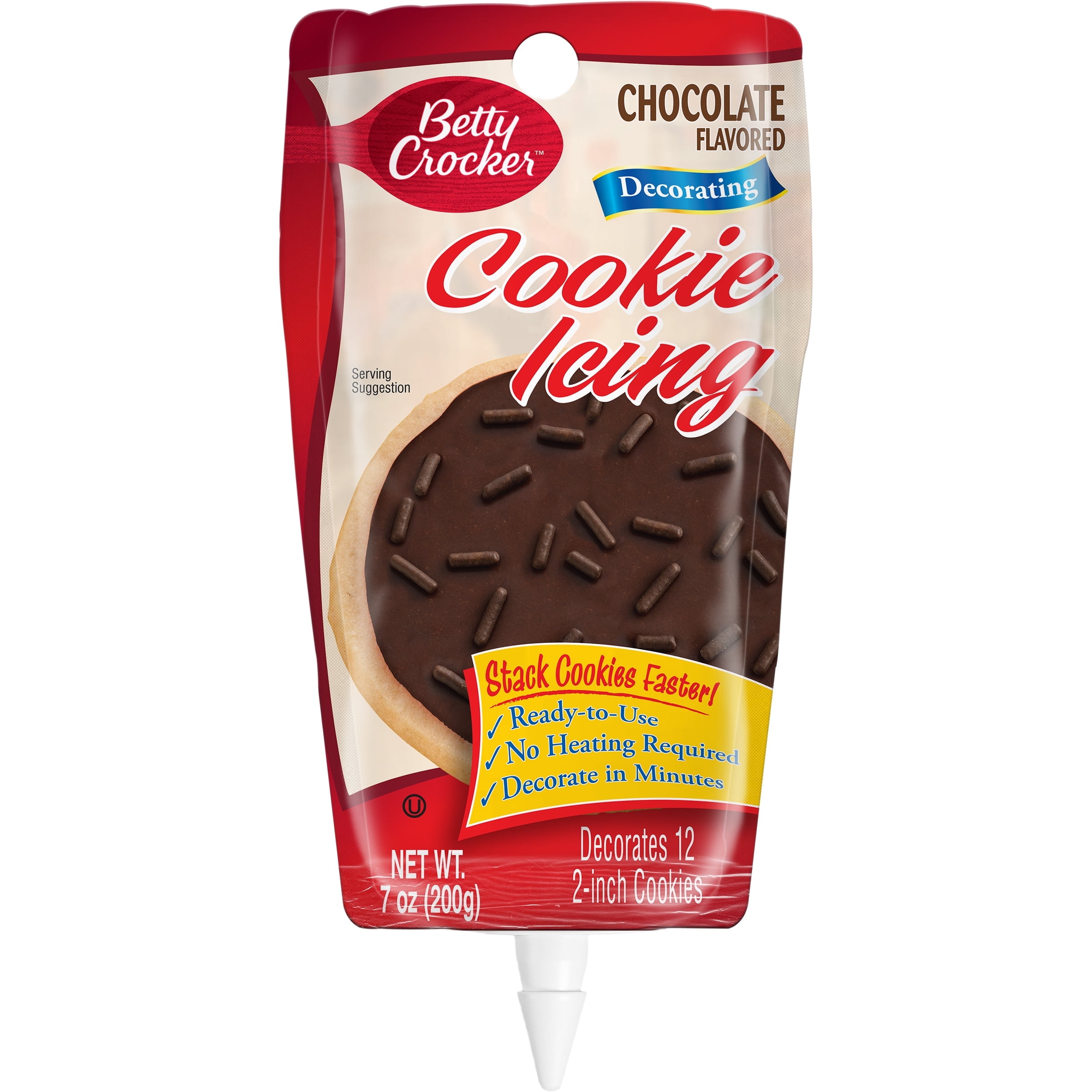 BC Cookie Icing Milk Chocolate Ea - Walmart.com