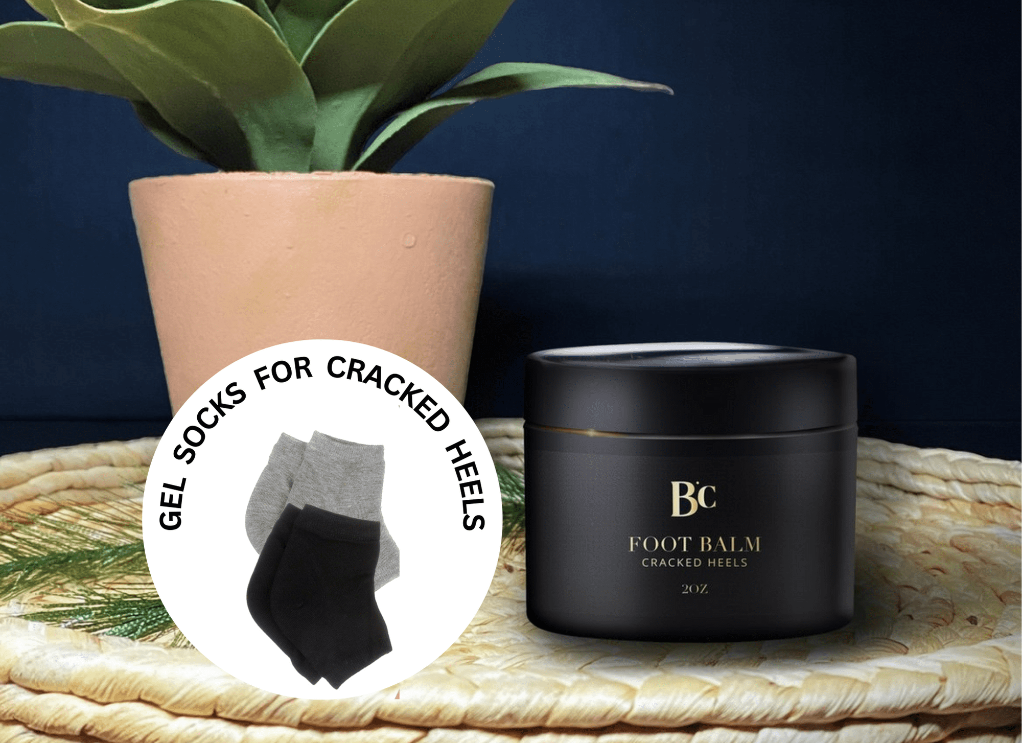 Beauticurist Nail and Foot Care Foot Balm & Gel Socks for Cracked Heels, 2.7 oz - Walmart.com