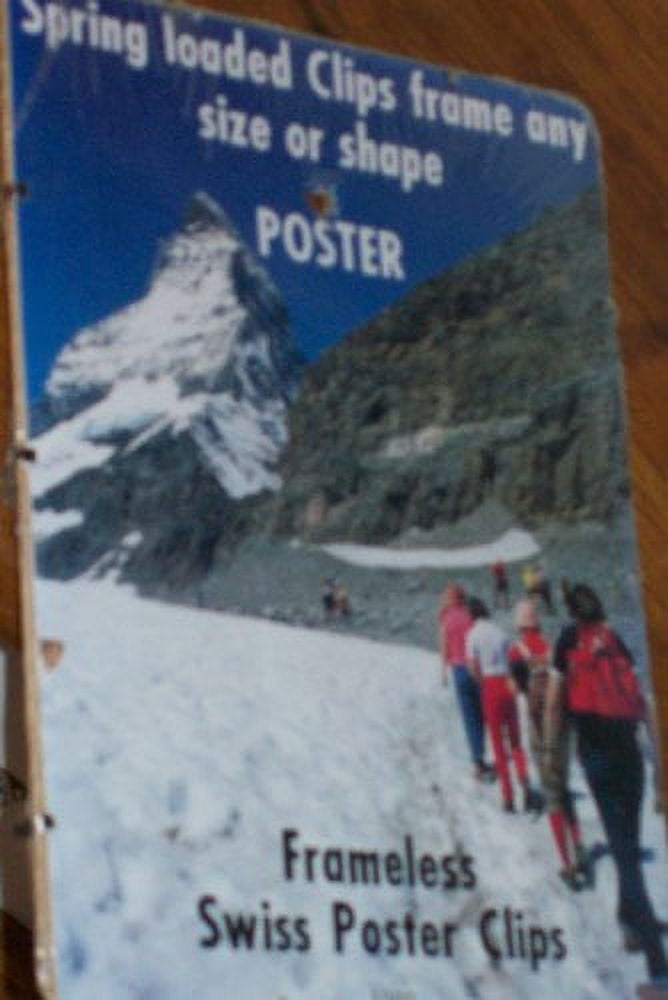 BC Imports Swiss Corner Metal Frame Clips for Posters up to 30 x 30 ...