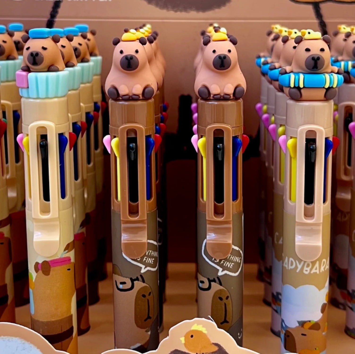 BC Mini - Capybara 8 Colors Ball Pen - Walmart.com