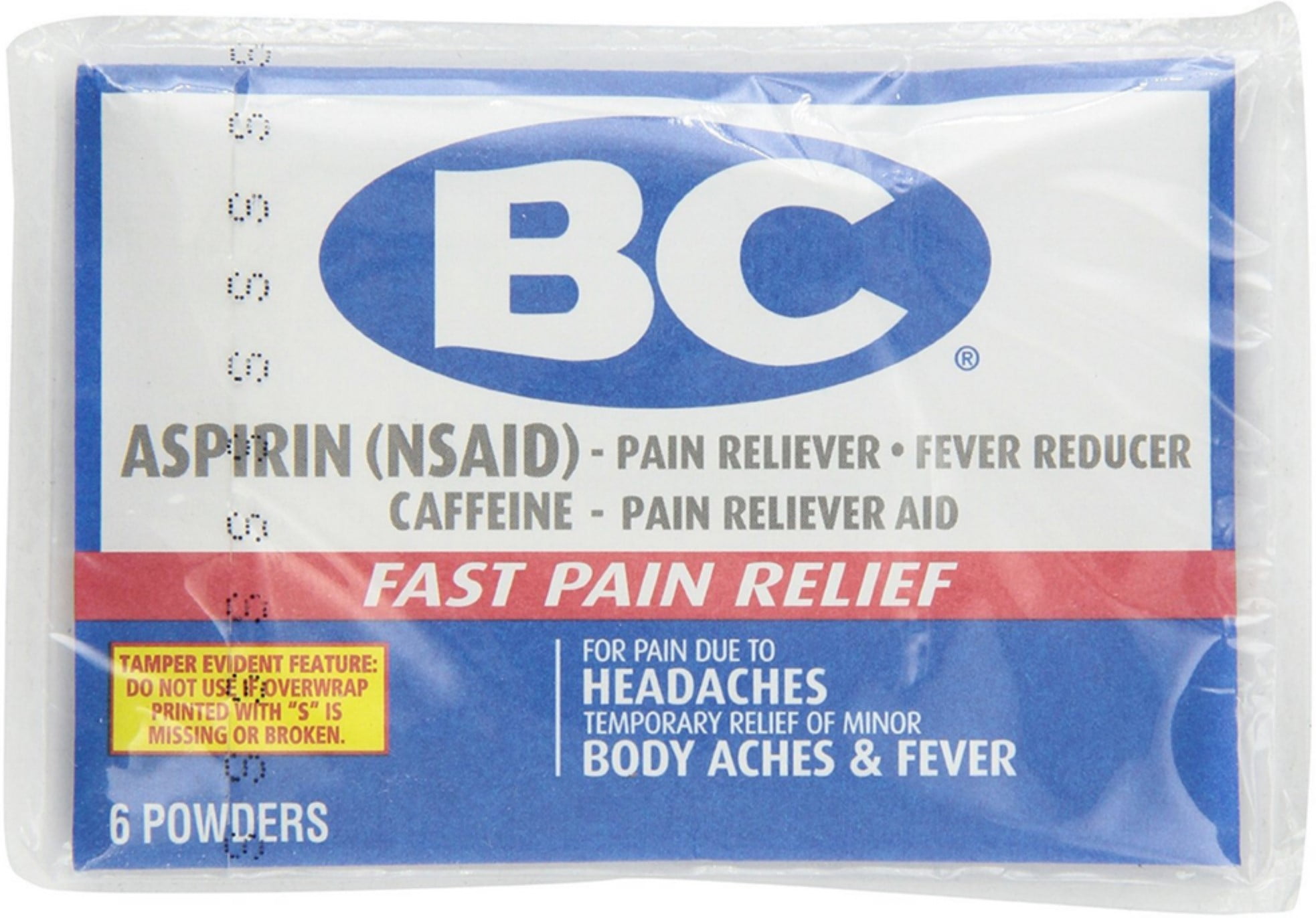 BC Original Formula Pain Relief Powders 6 ea - Walmart.com