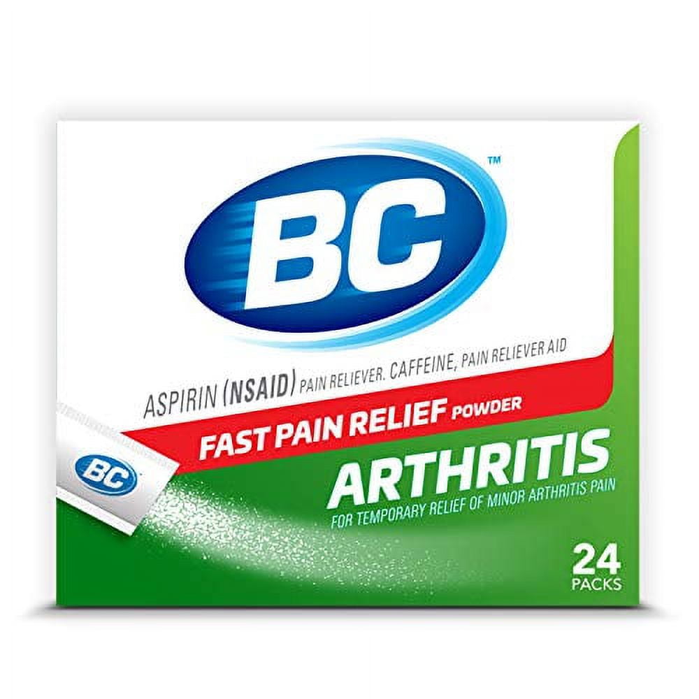 BC Powder Arthritis Pain Reliever, Dissolve Packs, 24 Individual ...