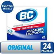 Stanback Headache Powder, Pain Reliever, 50 Count, Reduces Fever and ...