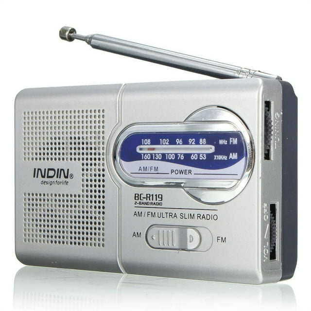 BC-R119 AM FM Portable Pocket Radio - Best Reception for Emergency ...