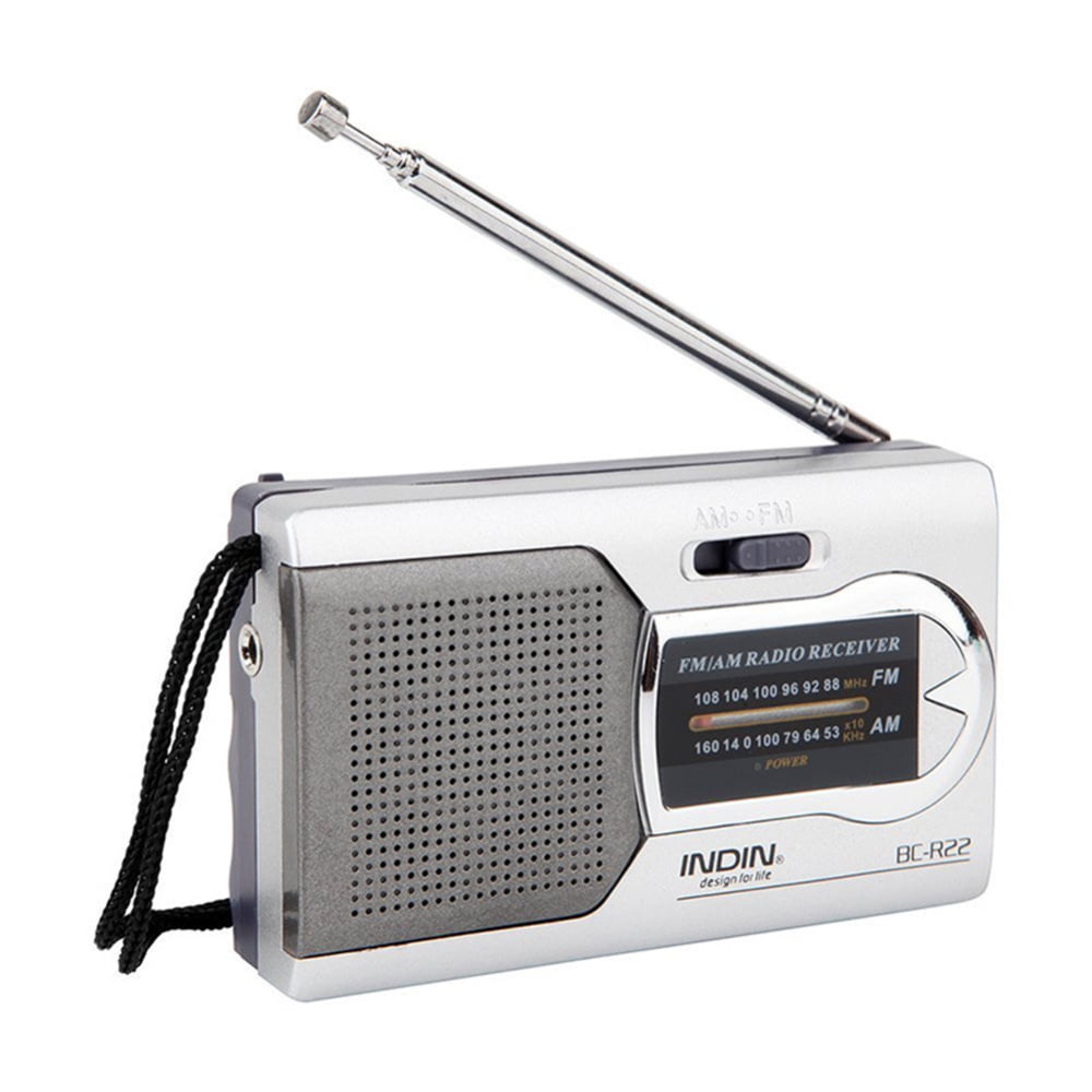 BC-R22 AM Battery Operated Portable Pocket Radio Louder Speaker Stereo ...