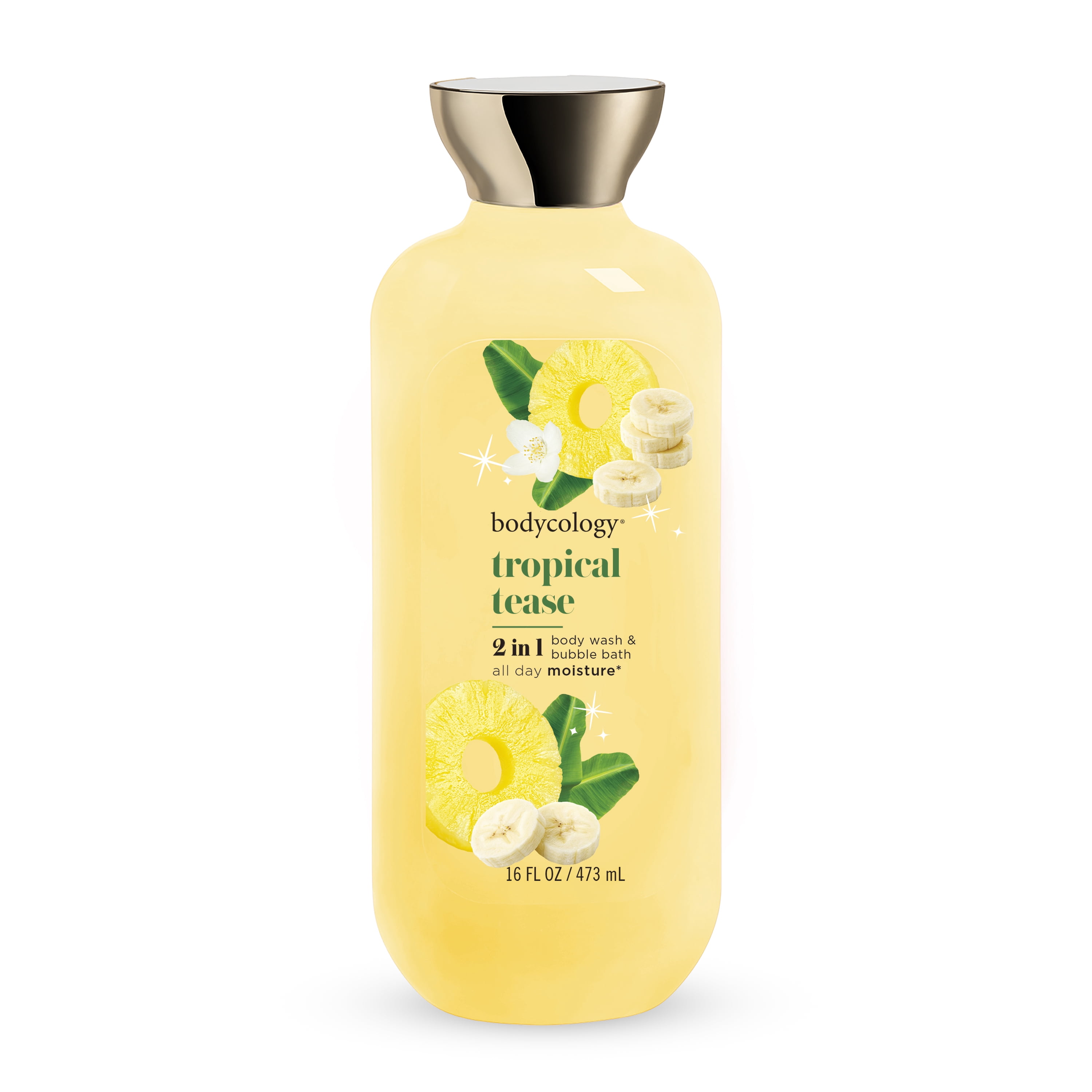 Bodycology Tropical Tease 2-in-1 Body Wash & Bubble Bath, 16 fl oz ...