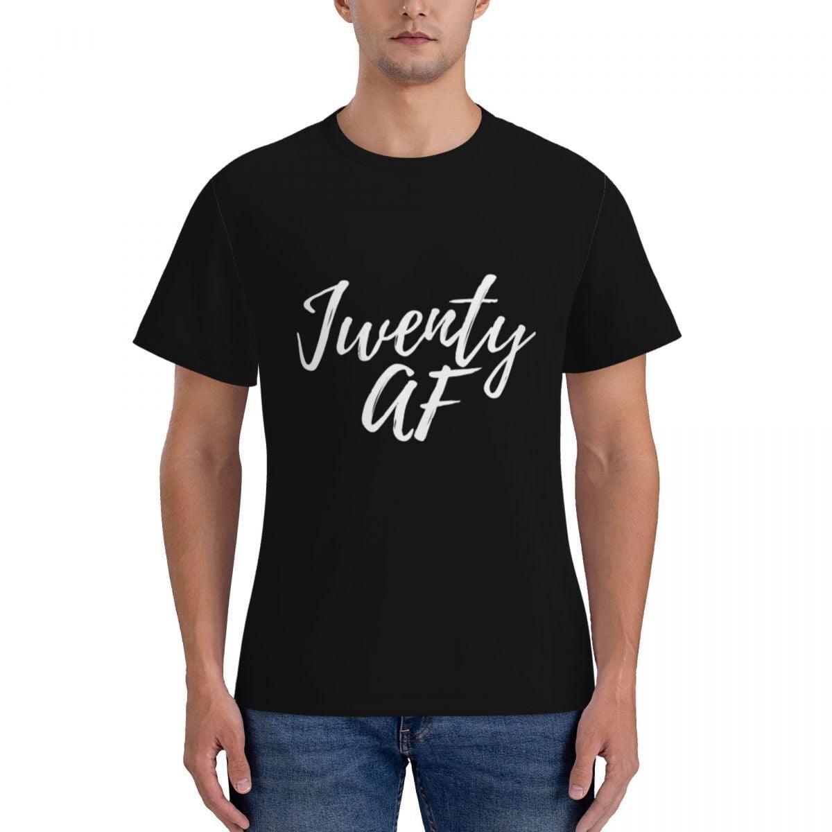 BC Twenty AF Shirt Funny Bday Gift T-Shirt 20th Birthday Christmas Tee ...