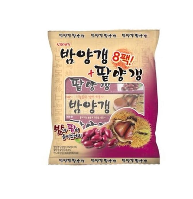 BC233 Sweet Red Bean Jelly + Chestnut MDH1Red Bean Jelly, Korean Snack, Yokan, Yangeng ...