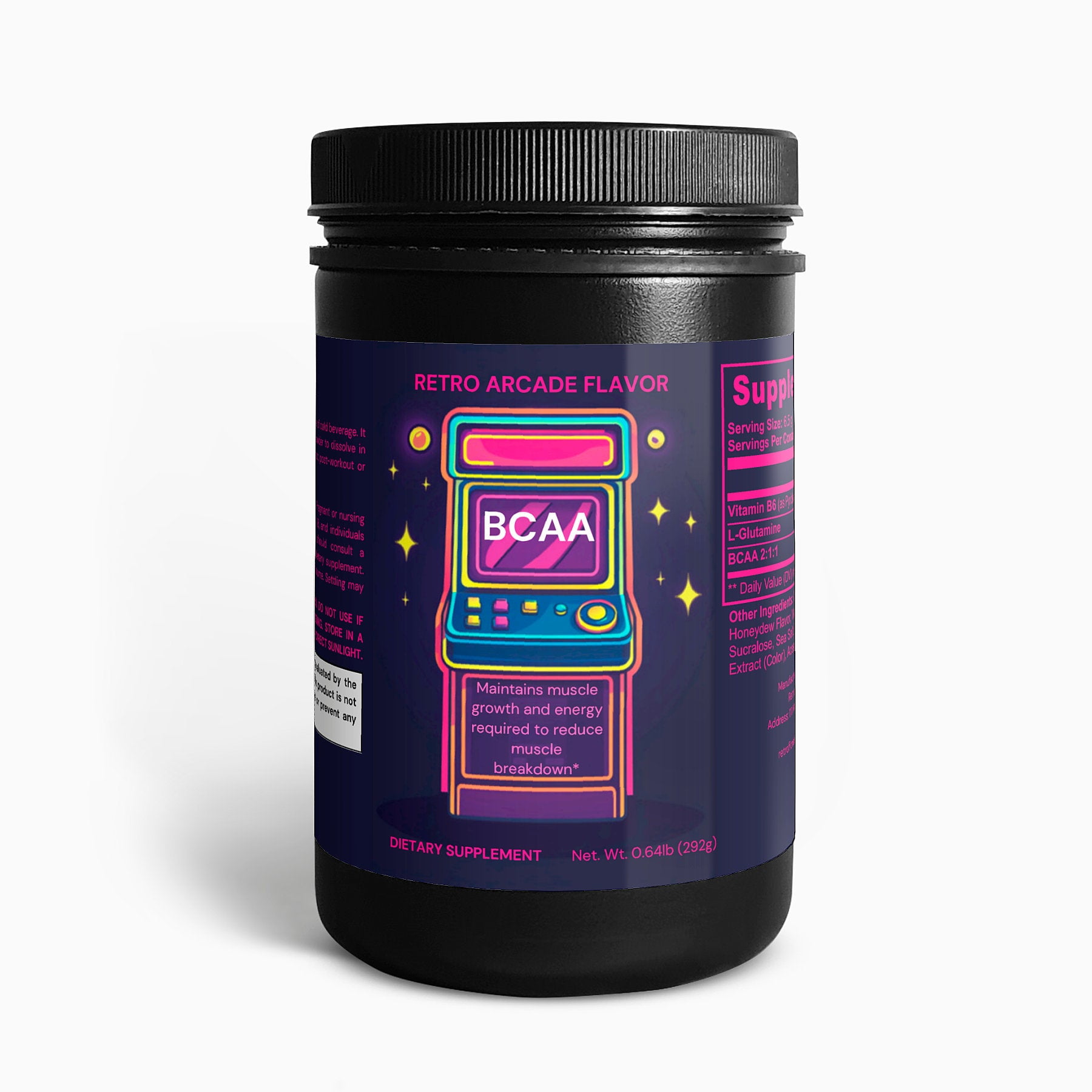 BCAA POST WORKOUT POWDER RETRO ARCADE FLAVOR (HONEYDEW/WATERMELON ...