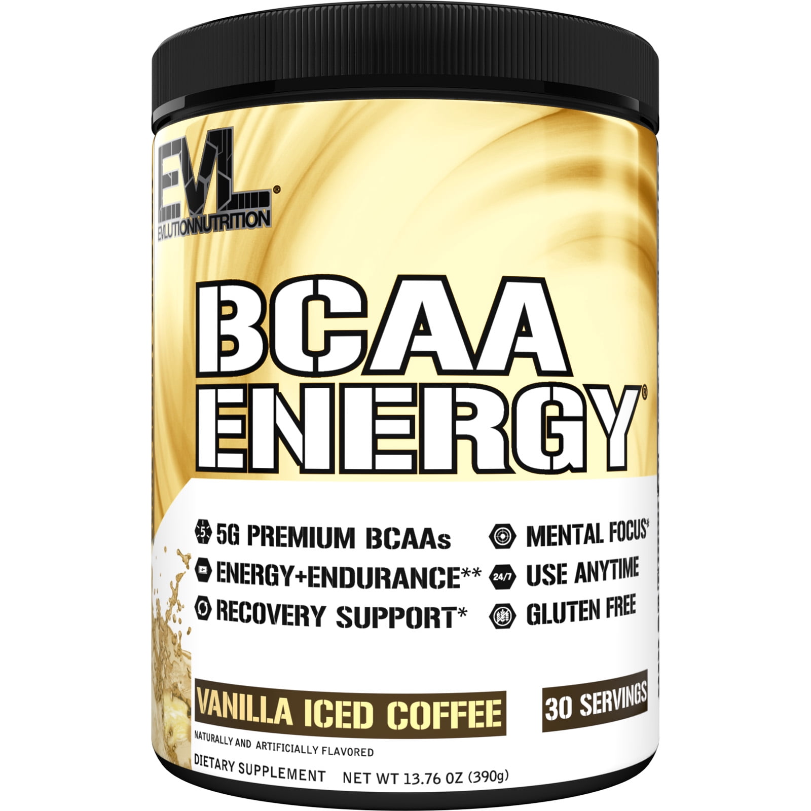BCAA Powder - Evlution Nutrition Pre Workout BCAA Energy Powder 30 ...