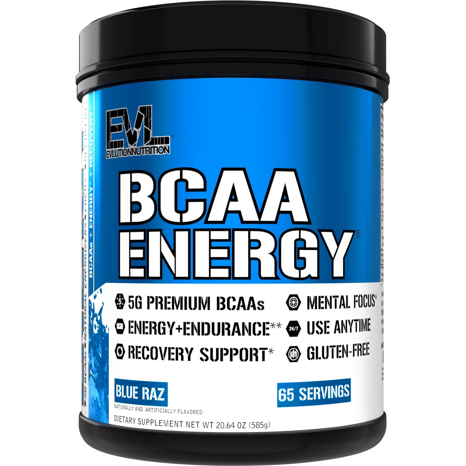 BCAA Powder - Evlution Nutrition Pre Workout BCAA Energy Powder 65 ...