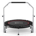 BCAN 40" Foldable Trampoline, Fitness Rebounder with Adjustable Foam ...