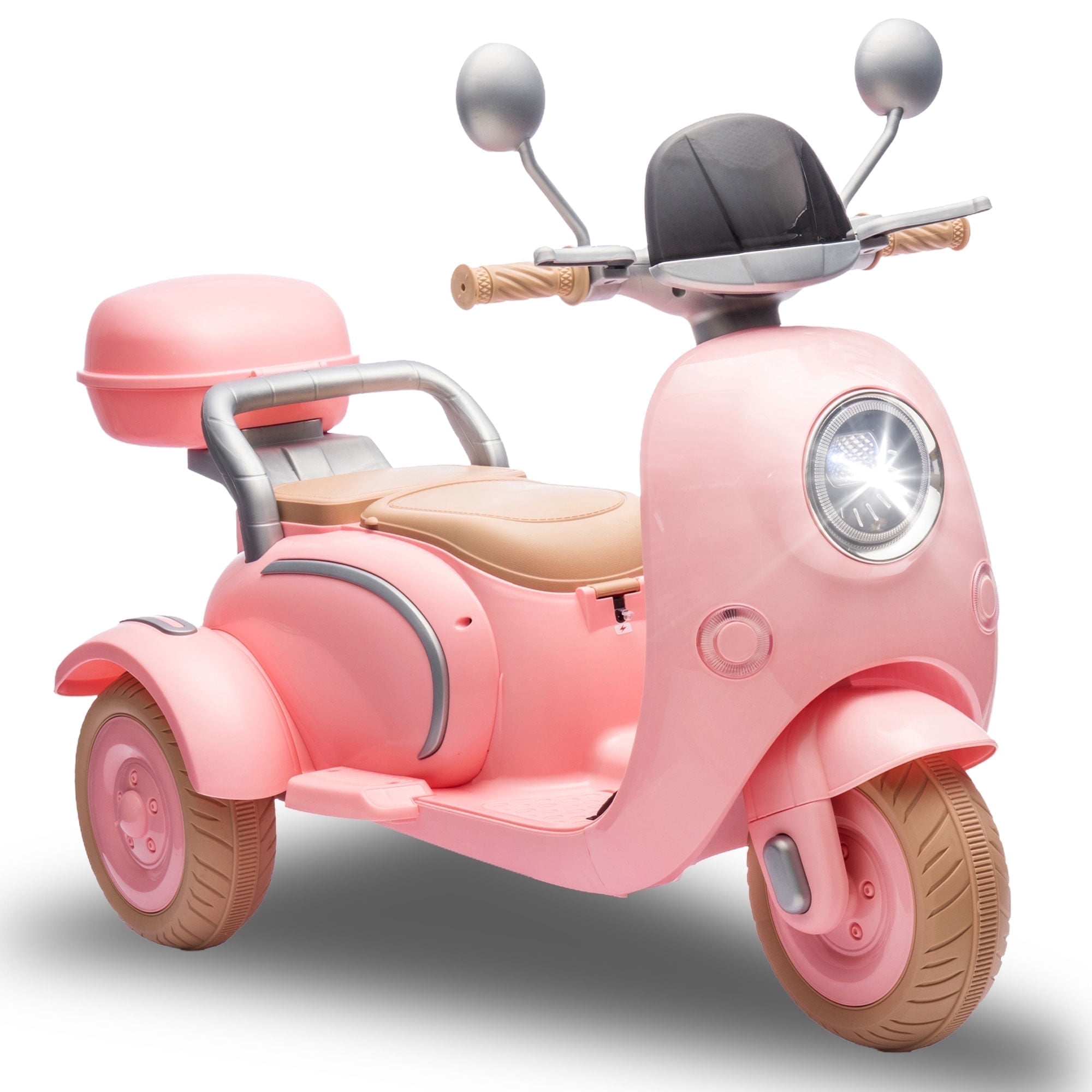 Xuanlur Upgrade 12V 2 Seater Dual Motor Kids Motorcycle, Girls Ride on ...
