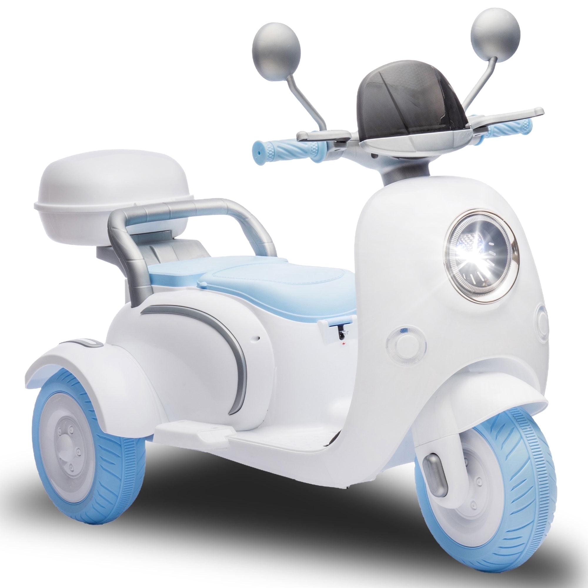 Xuanlur Upgrade 12V 2 Seater Dual Motor Kids Motorcycle, Girls Ride on ...