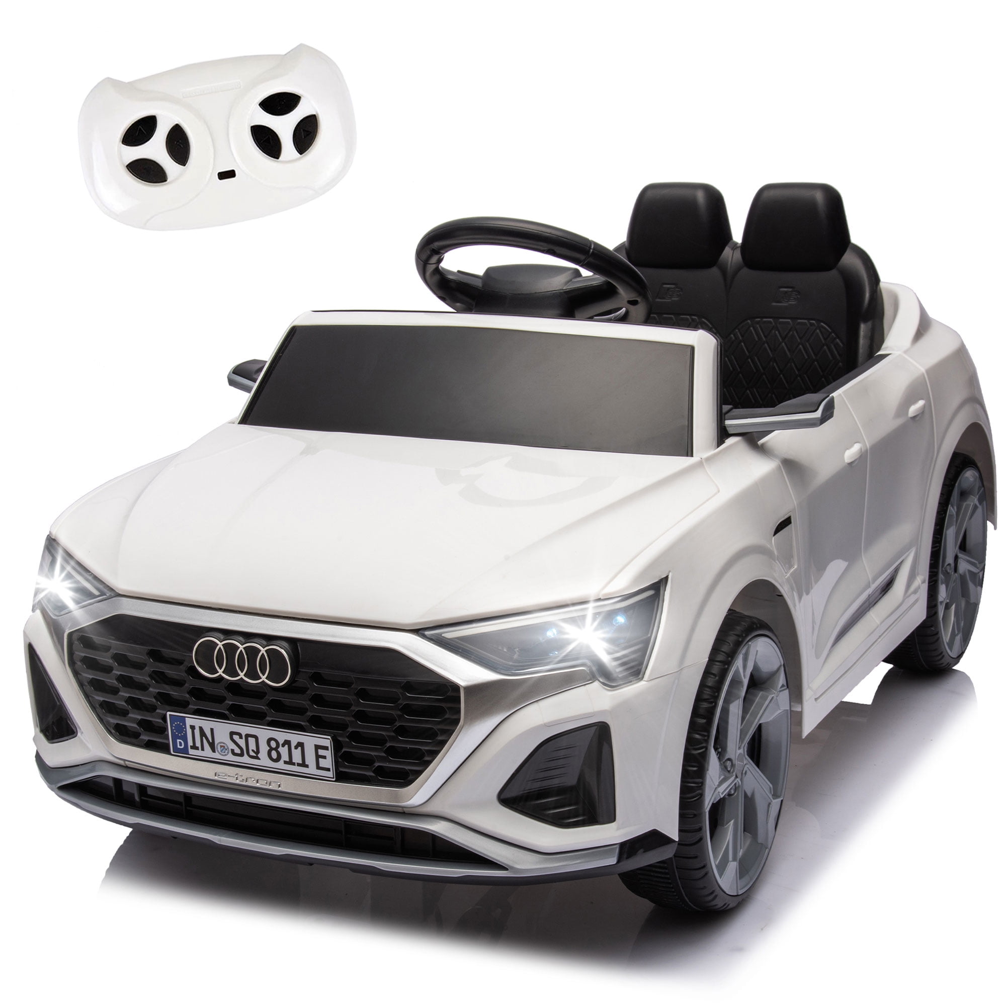 BCARORUR 12V Kids Ride on Toy Car, Licensed by Audi SQ8 Ride on Car ...