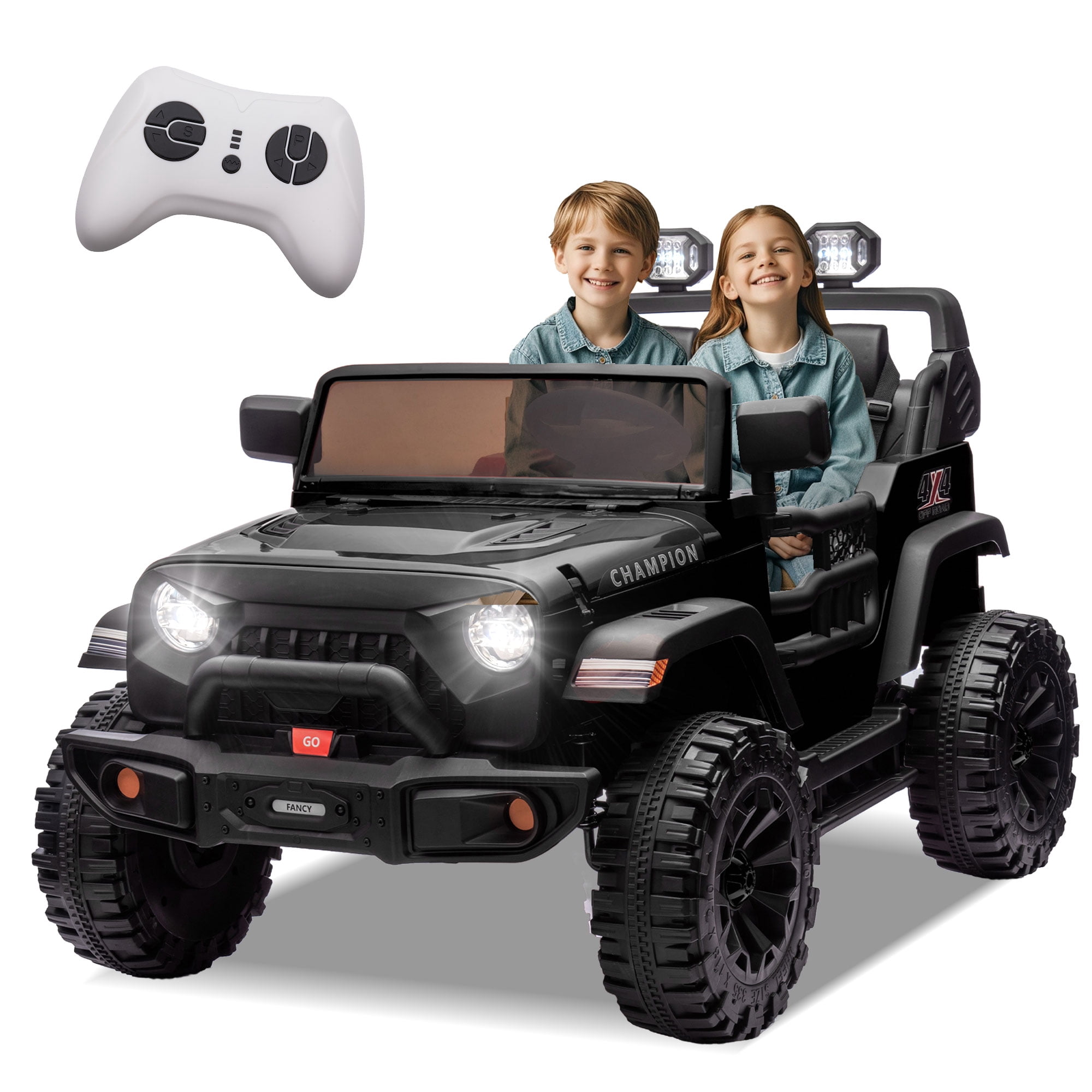 BCARORUR 24V 2-Seater Ride on Toys for Big Kids, Parent Control, 20 ...