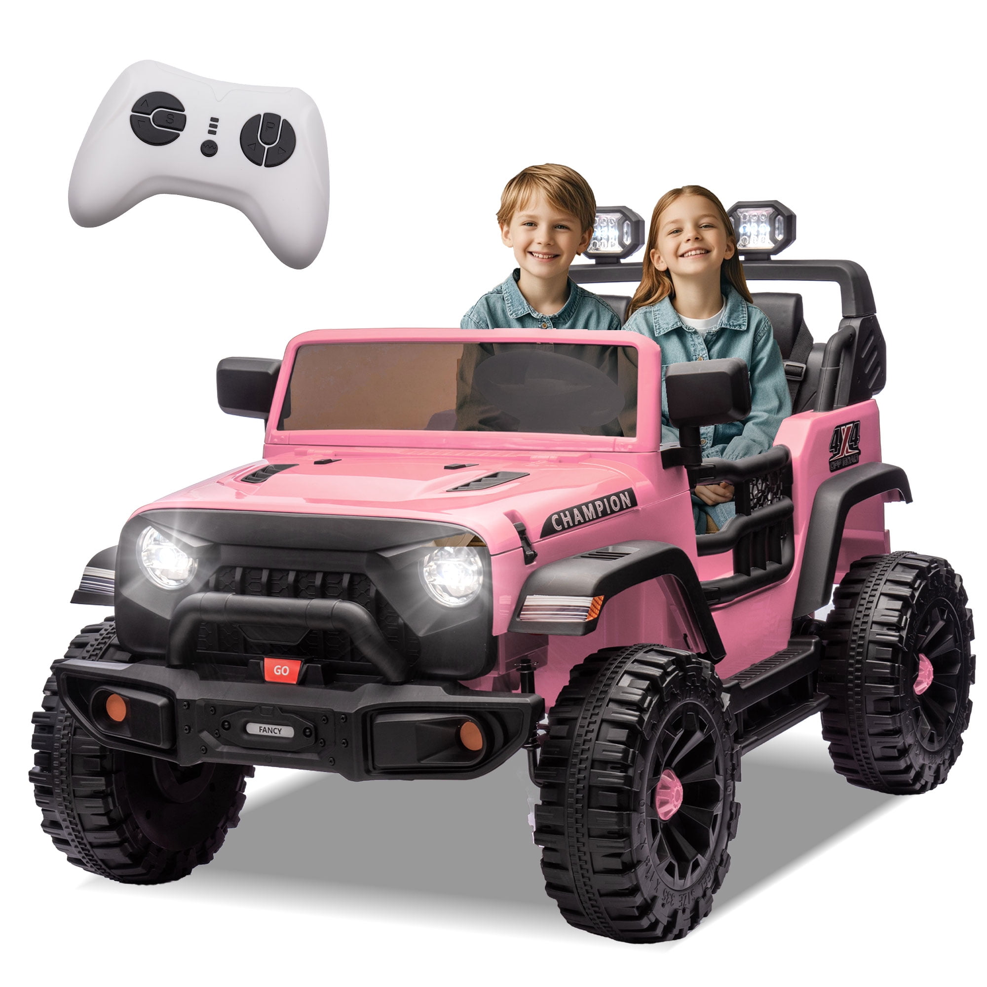 BCARORUR 24V 2-Seater Ride on Toys for Big Kids, Parent Control, 20 ...