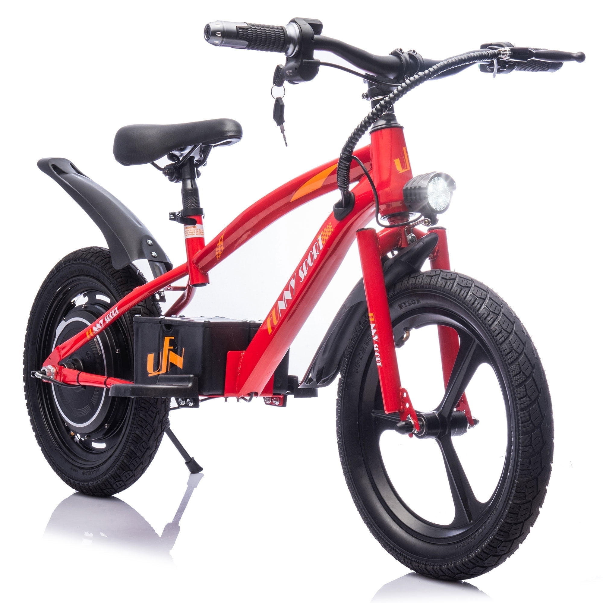 BCARORUR 24V Kids Electric Bike, 12.43MPH Fast Speed Electric Balance ...