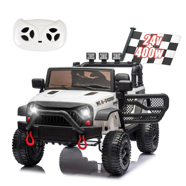 BCARORUR 24V Ride On Car for Kids, 24V Kids Electric Vehicles w/ 400W ...