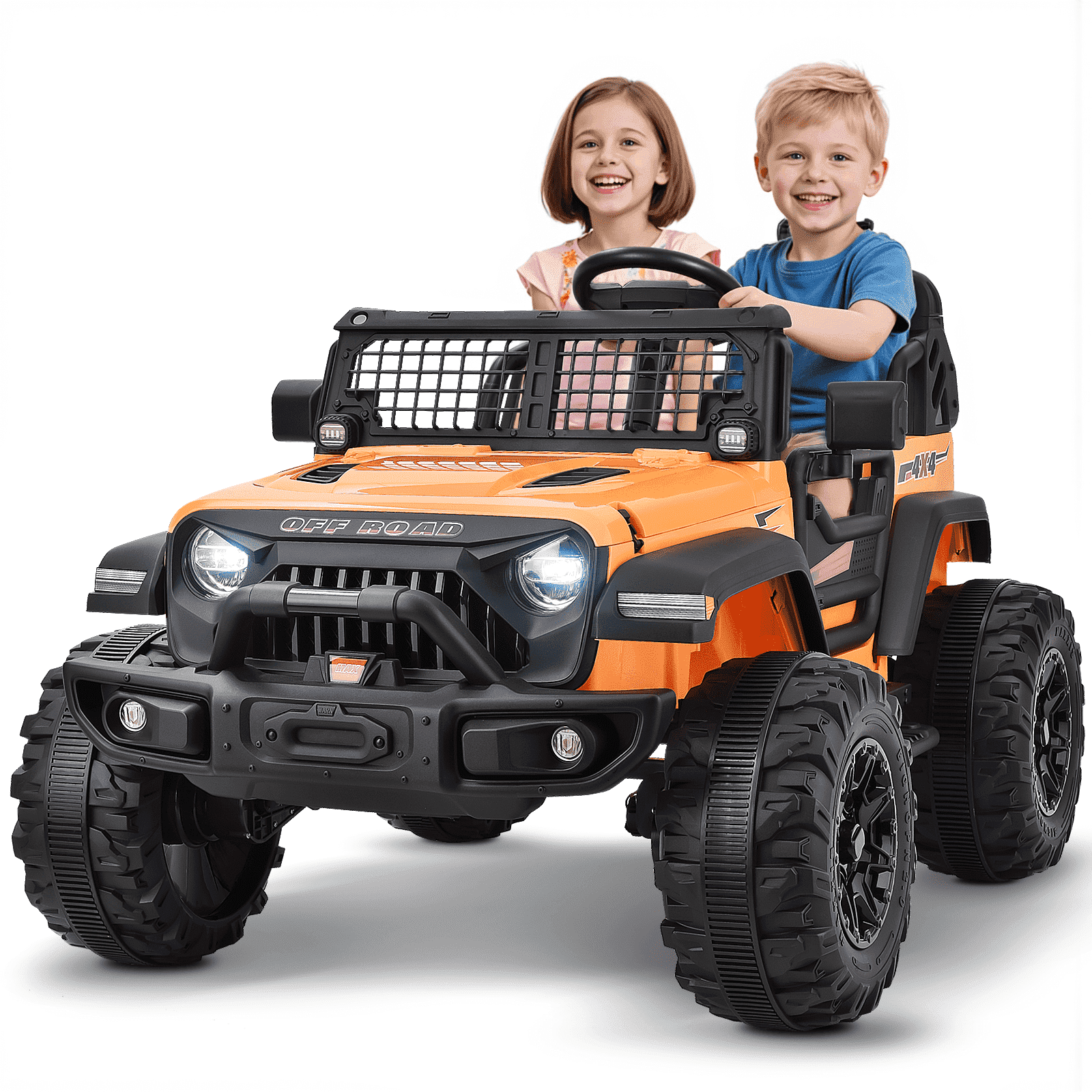 24V Ride on Toys for Big Kids, 2 Seater Electric Vehicle w/ 480W Ultra Powerful Motor, Ride on ...