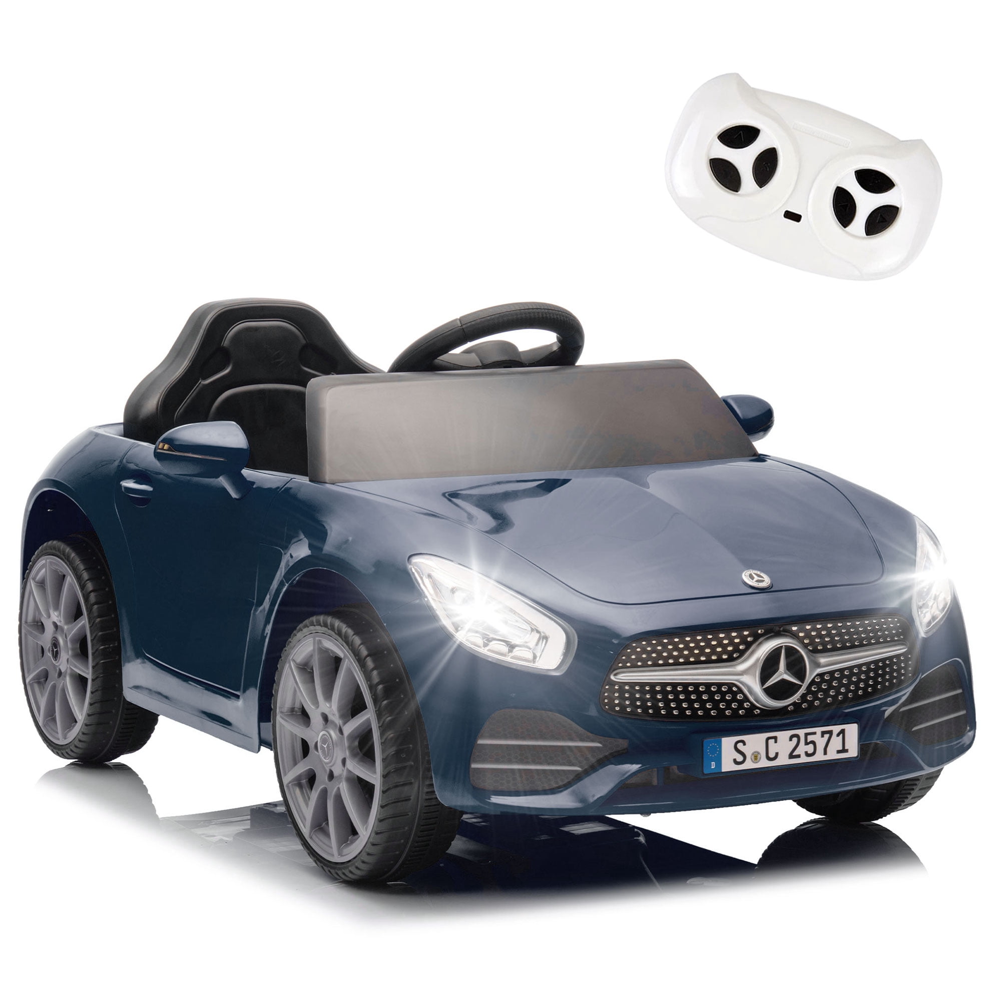 BCARORUR Licensed Benz CLS 350 12V Electric Ride on Toys with Parent ...