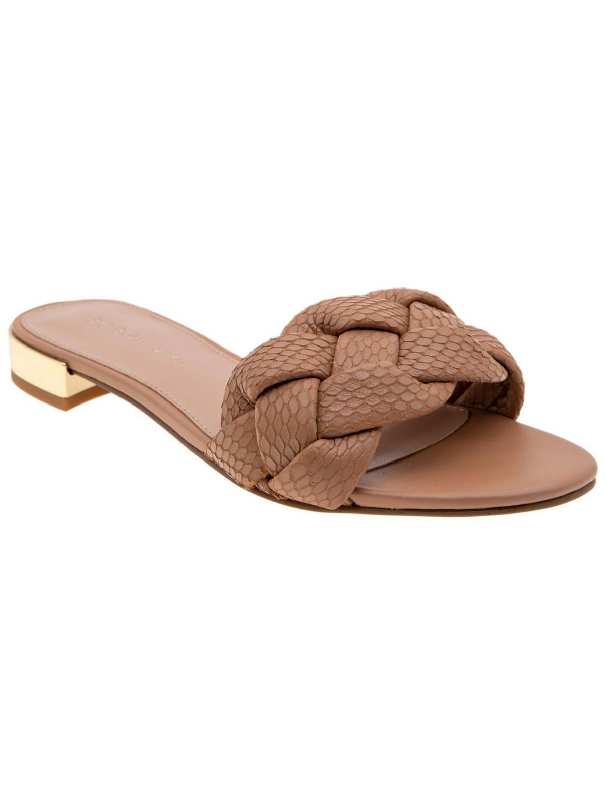 BCBGeneration Womens Deelo Woven Slip On Slide Sandals - Walmart.com