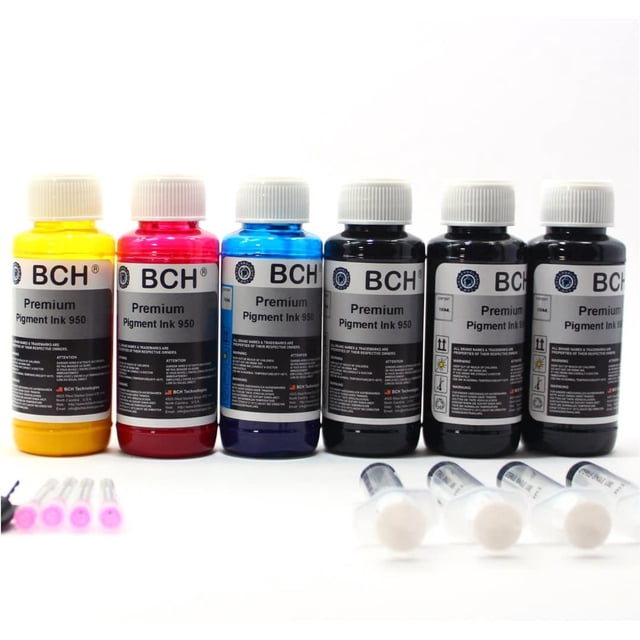 BCH® Premium Pigment Refill Ink for 910 934 935 950 952 962 Cartridge ...