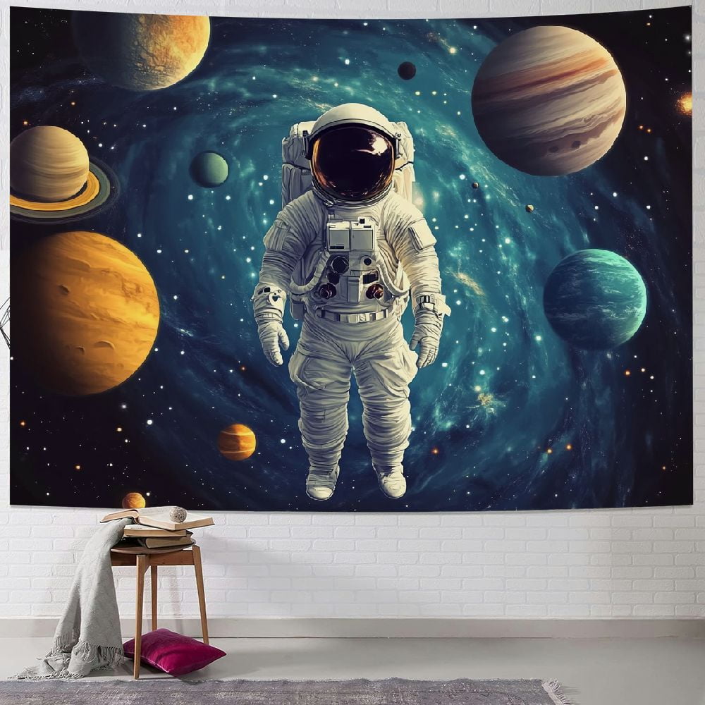 BCIIG Astronaut Solar System Space Art Tapestry Wall Hanging Unique ...