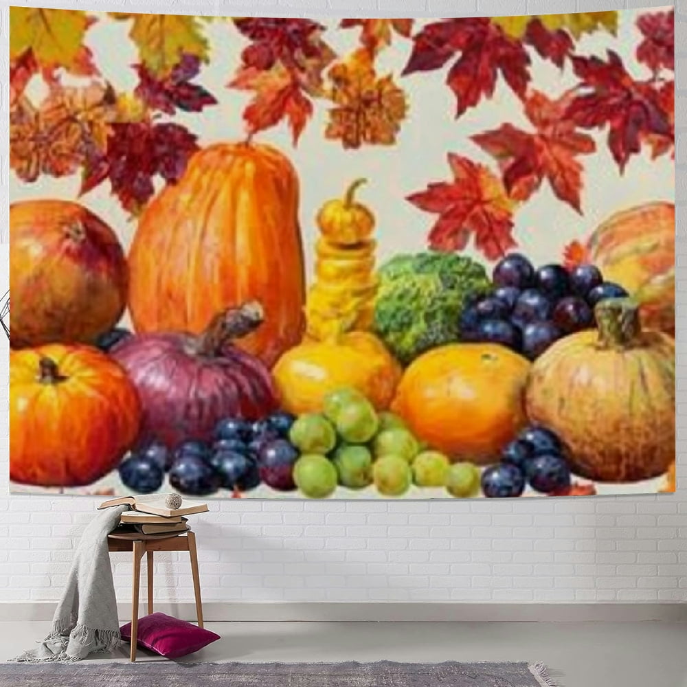 BCIIG Autumn Harvest Tapestry Wall Hanging Unique Style Graphic ...