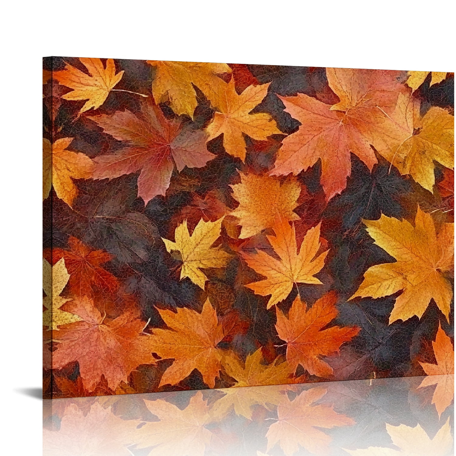 BCIIG Autumn Leaves Wall Decor for Living Room Bedroom Home Office ...