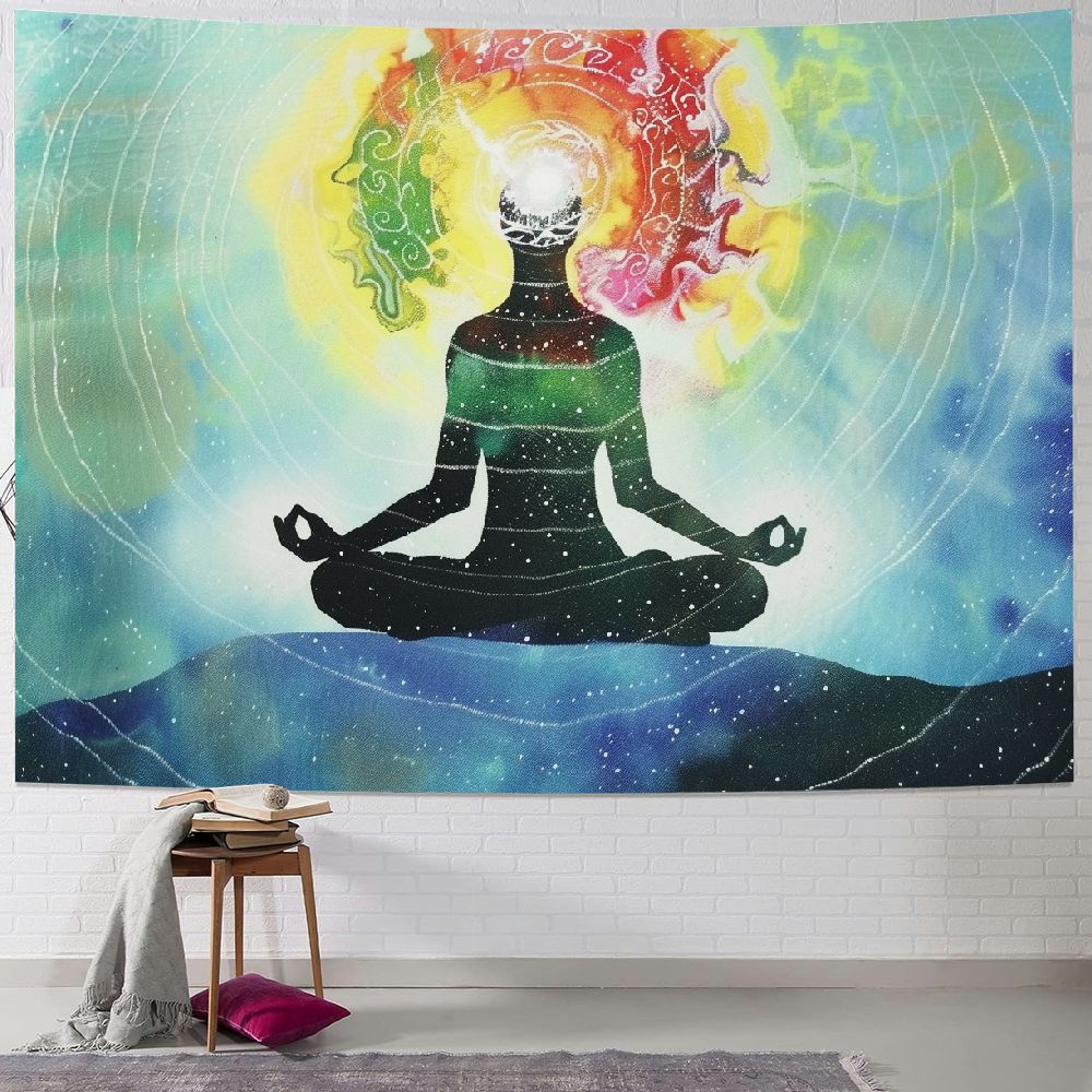 BCIIG Beach Blanket Meditation Blanket chakra meditation tapestry ...