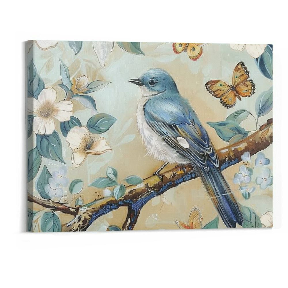 BCIIG Blue Bird Wall Decor Bird Pictures Wall Decor Blue Bird Picture ...