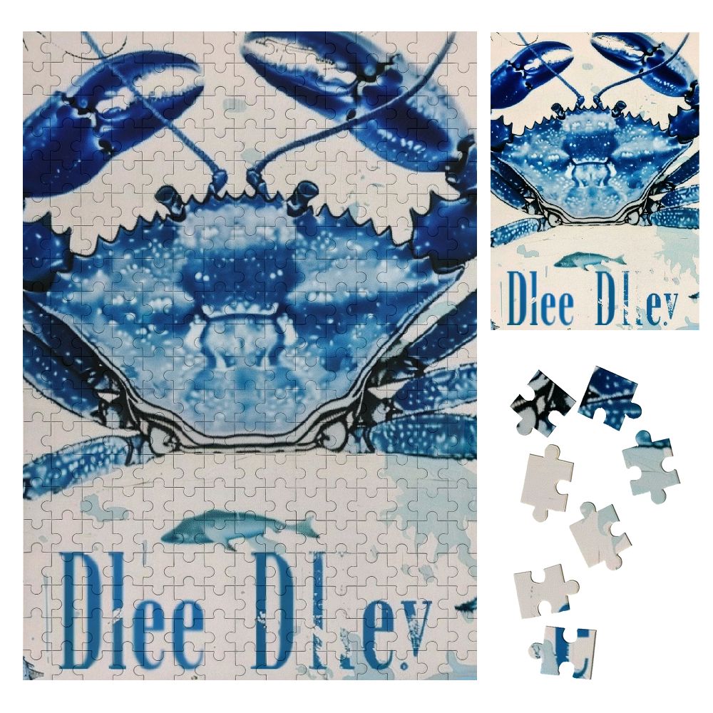 BCIIG Blue Crab Wooden Jigsaw Puzzle Vertical Version Impossible Wooden ...