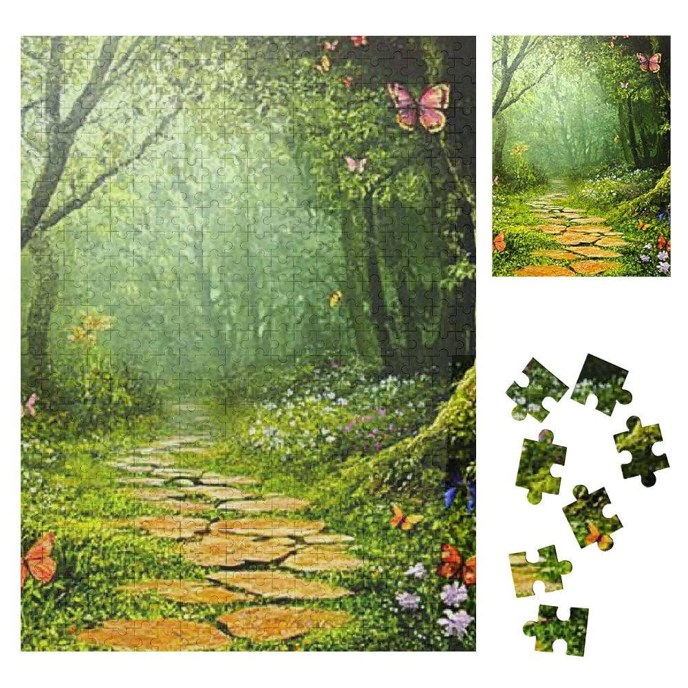 BCIIG Butterflies Vertical Impossible Wooden Puzzle - Wooden Gift for ...