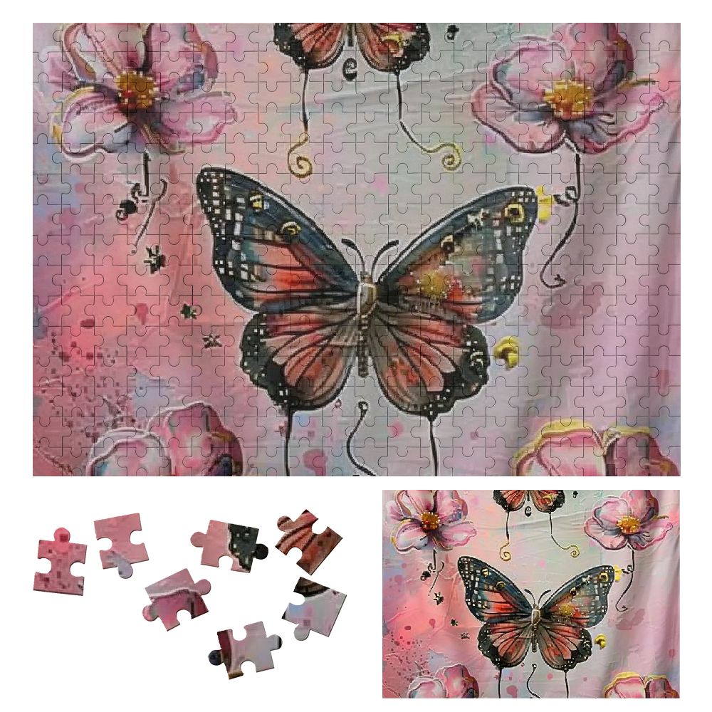 BCIIG Butterfly Flowers Symbolism Wooden Jigsaw Puzzle Impossible ...