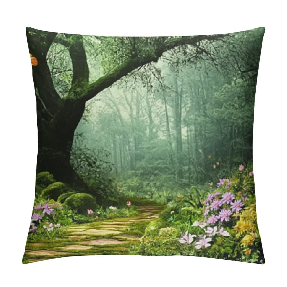 BCIIG Butterfly Graphic Decorative Cushion Cover for Home Couch Living ...