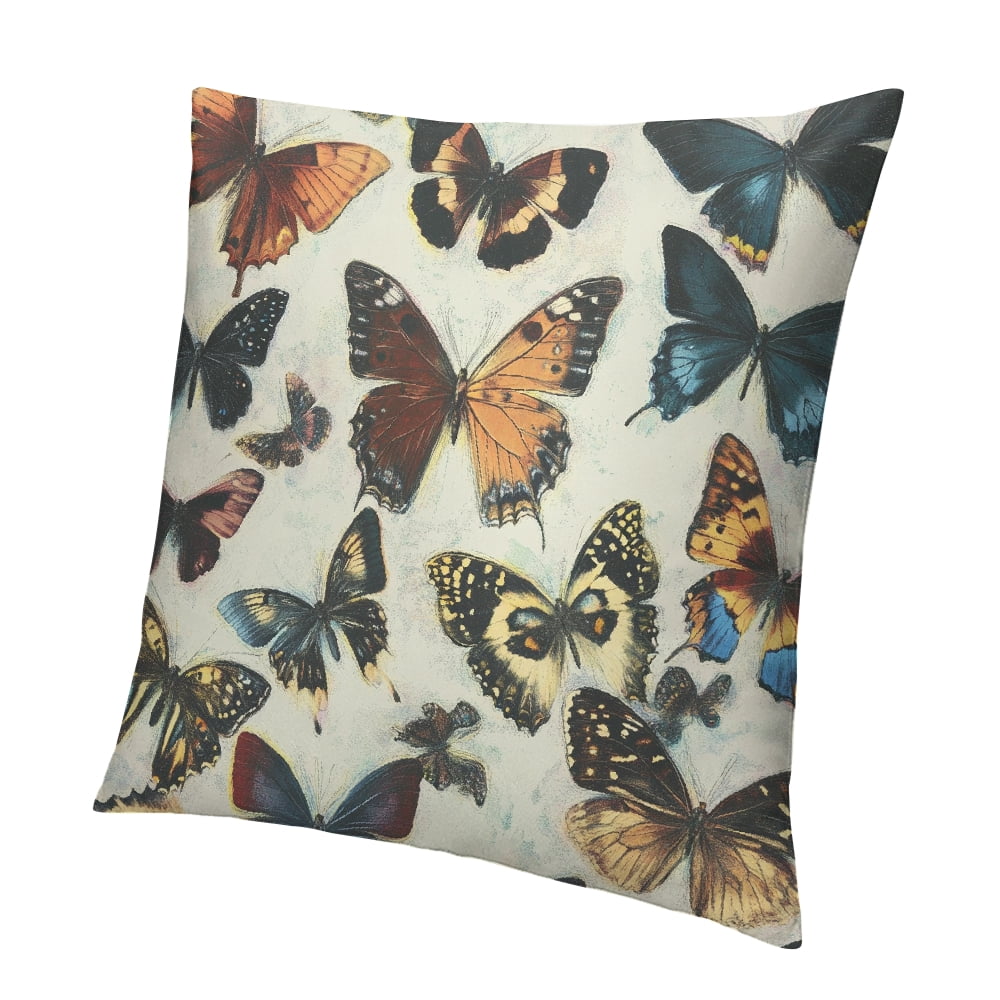 BCIIG Butterfly pillowcase, vintage butterfly moth sofa bed pillowcase ...