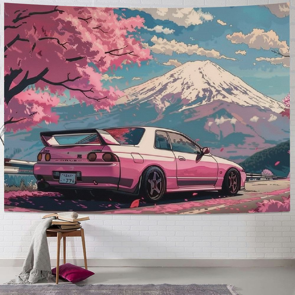 BCIIG Car Tapestry Wall Hanging Decor, Wall Art for Bedroom Living Room ...