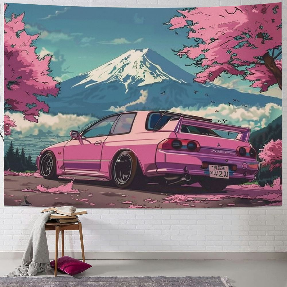 BCIIG Car Tapestry Wall Hanging Decor, Wall Art for Bedroom Living Room ...