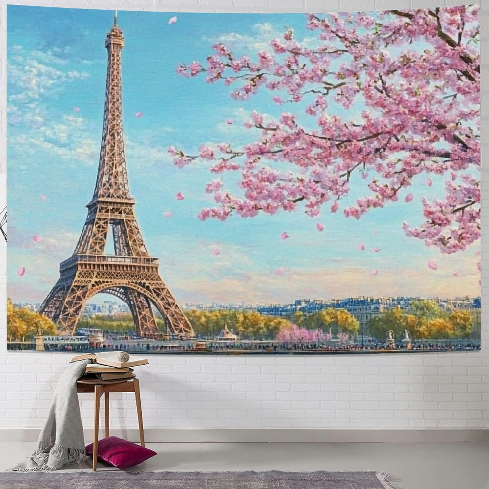 BCIIG Cherry Blossoms Tapestry Wall Hanging Unique Style Graphic ...