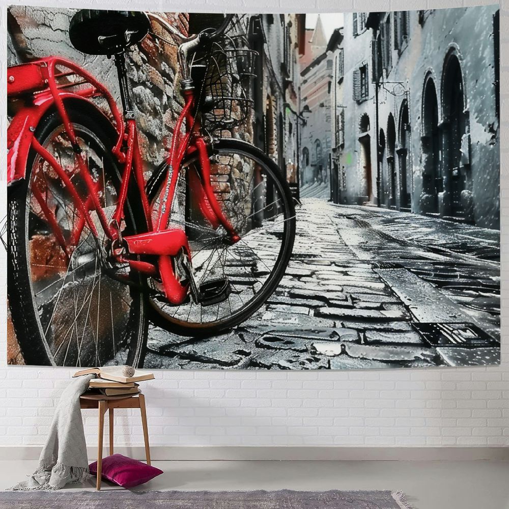 BCIIG Cobblestone Street Stone Buildings Tapestry Wall Hanging Unique ...