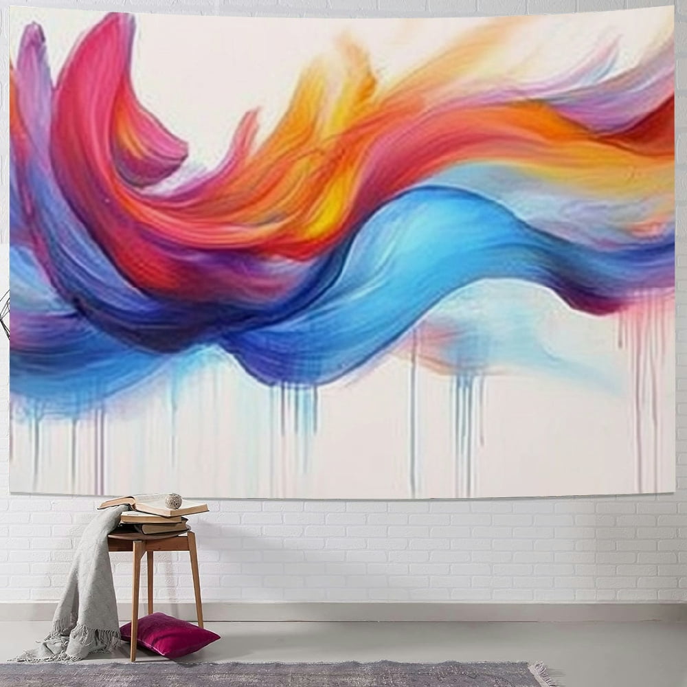 BCIIG Colorful Swirls Tapestry Wall Hanging Unique Style for Home Decor ...