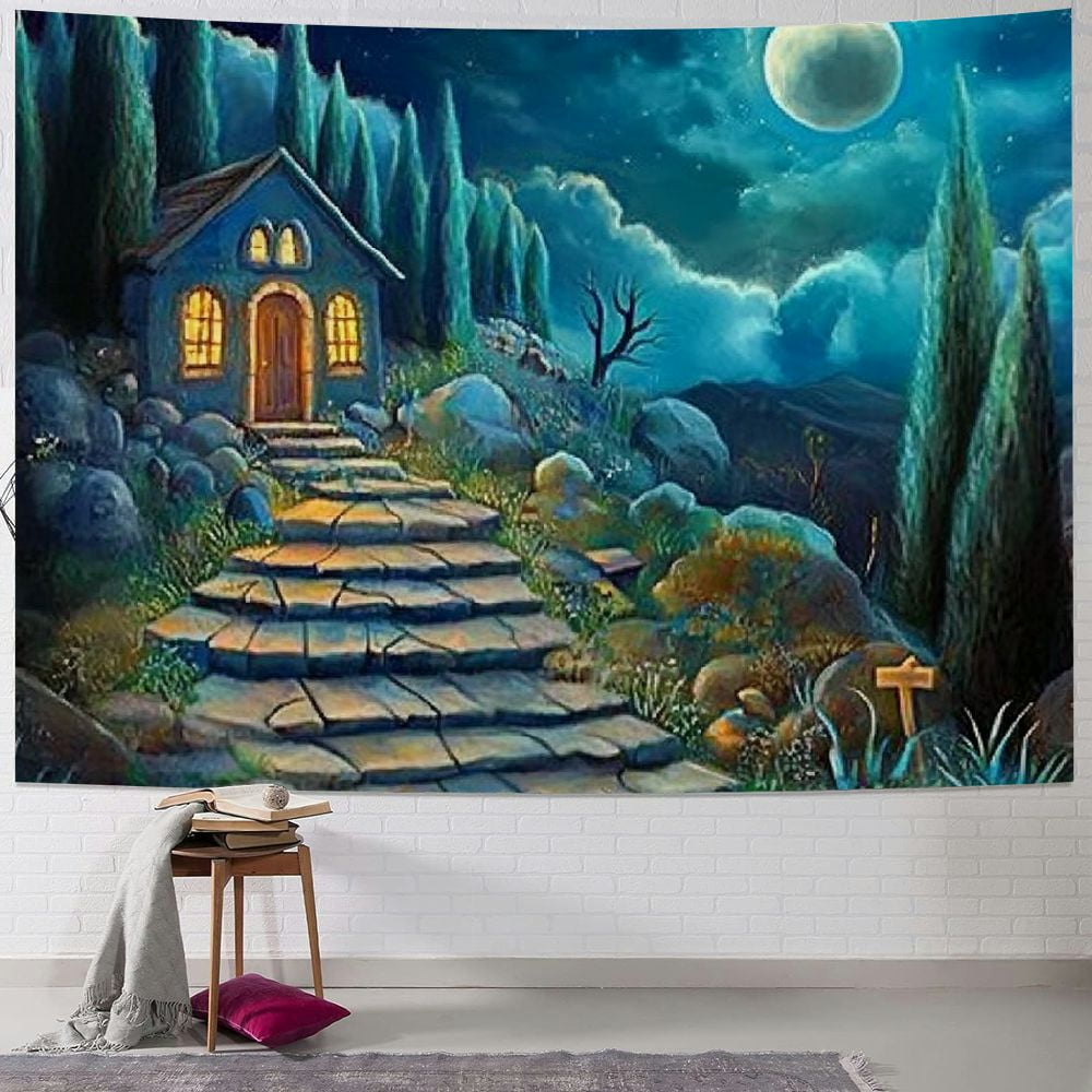 BCIIG Colourful Fashionable Natural Tapestry, Garden Zombie Realistic ...