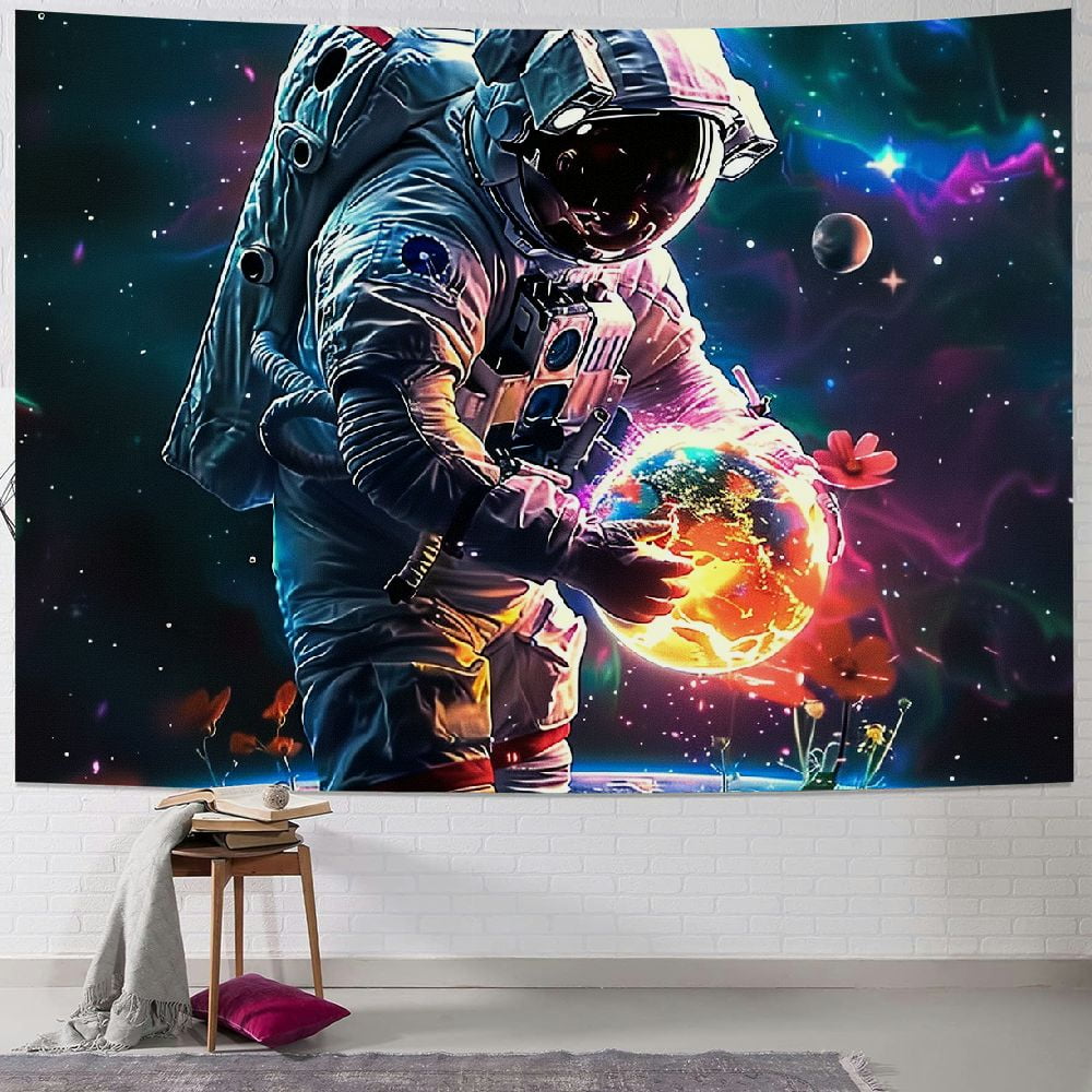 BCIIG Cool Space Astronaut Tapestry for Bedroom, Fantasy Spaceman ...