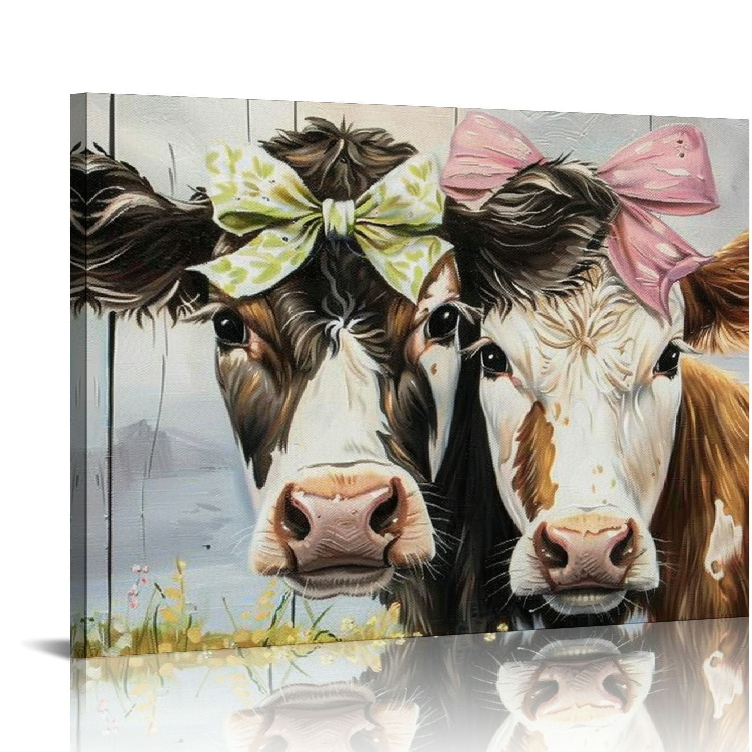 BCIIG Cow Pictures Wall Decor Farmhouse Wall Decor Cow Wall Art Funny ...
