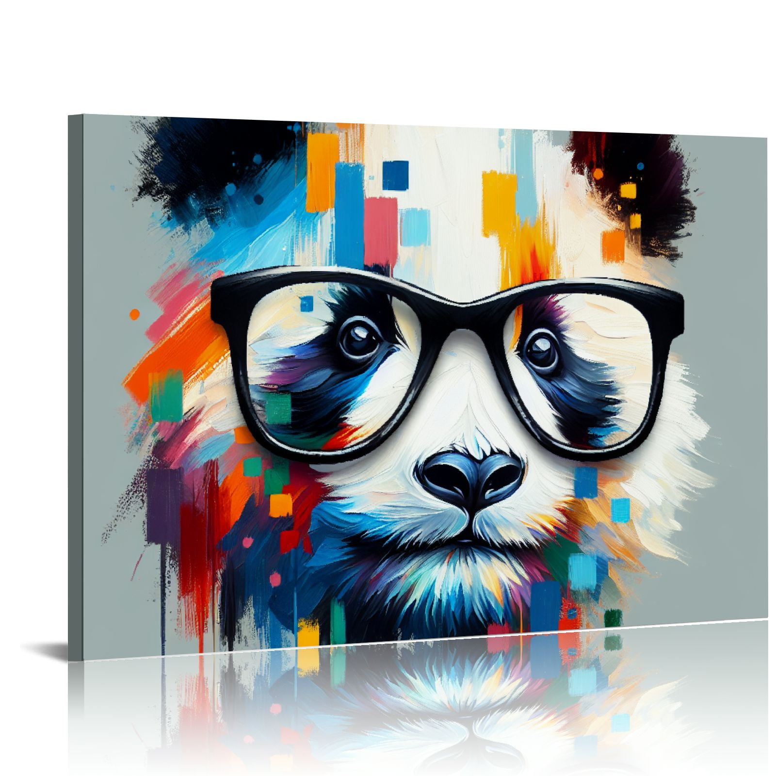 BCIIG Cute Panda Canvas Wall art: Wall Decor Animals Themed for Kids ...